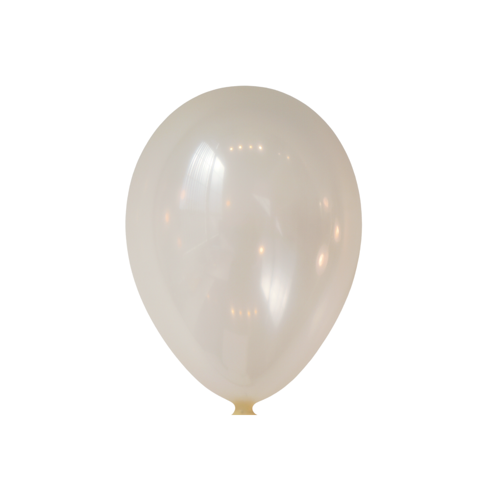 9" Crystal Clear Latex Balloons by Gayla — Balloons and Weights