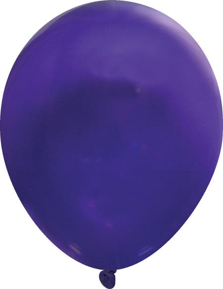 11" Self-Sealing Valved Latex Balloons | Crystal Deep Purple | 1,000 p ...
